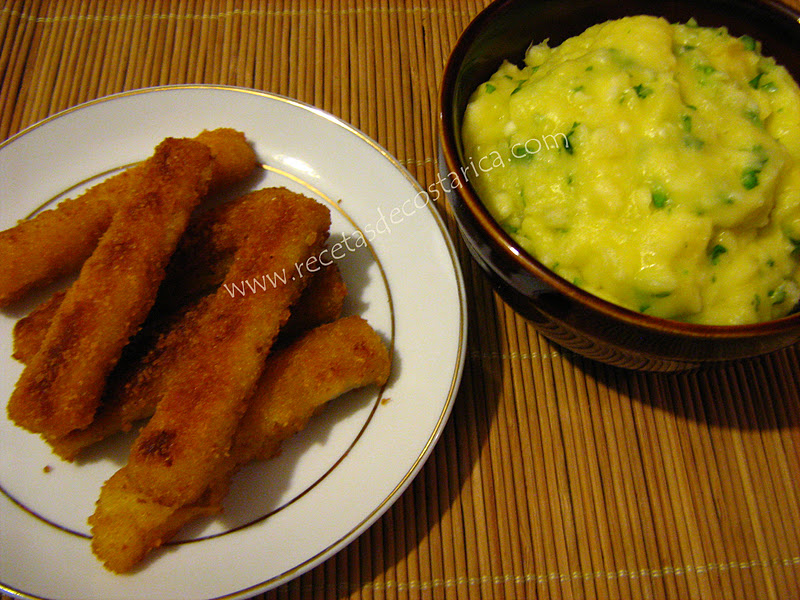 Cocina Costarricense: puré de yuca