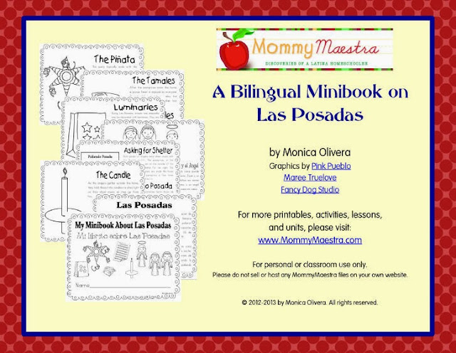 Mommy Maestra: A Printable Bilingual Minibook on Las Posadas
