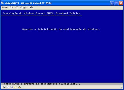 TECNOSOLUTION: Instalação do Windows Server 2003 - Passo a Passo!