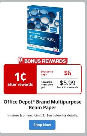 Simply Earn and $ave: Office Depot Loyalty Rewards Program ~ Earn Free ...