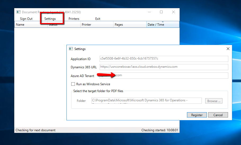 Dynamics 365 Finance & Operations Talk: Document Routing Agent D365FO