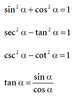 Trigonometric Formulas