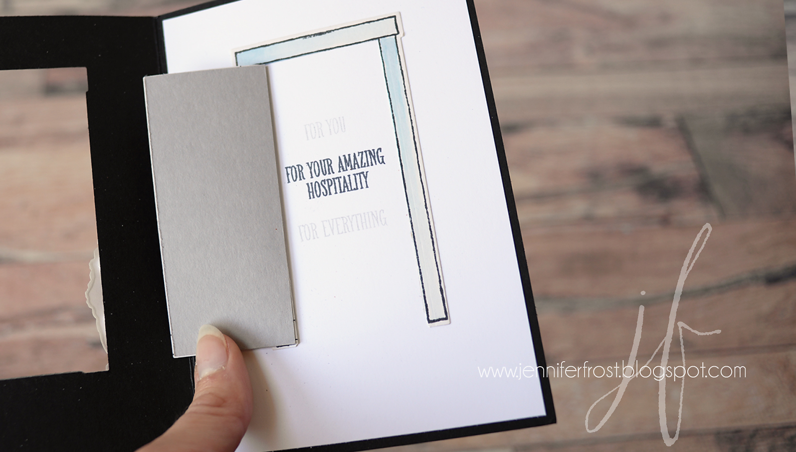 Sketch Challenge, Fancy Friday Blog Hop - Papercraft by Jennifer Frost