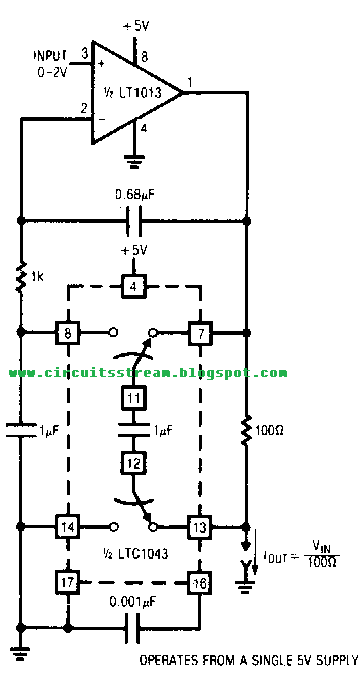 Simple Voltage controlled current source with grounded source and load ...