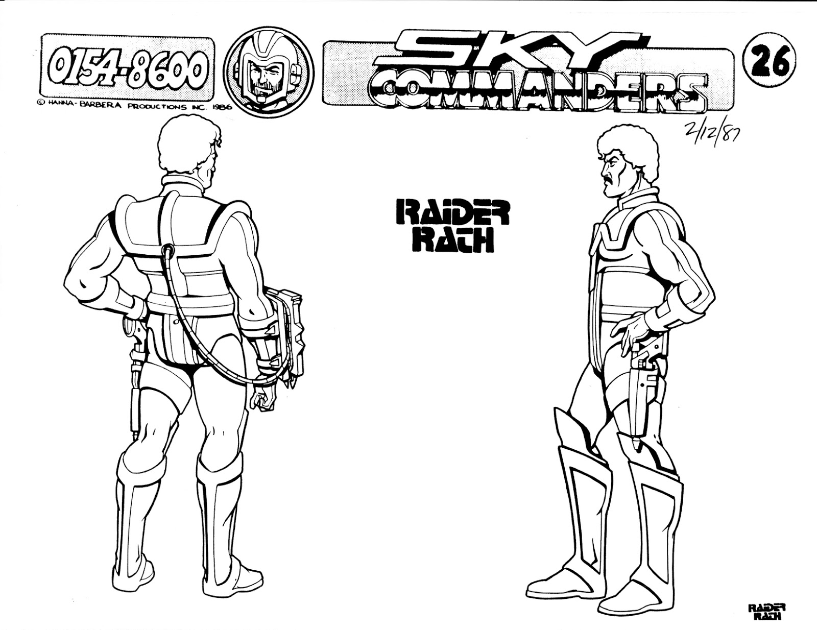 Hanna-Barbera World Reloaded: Sky Commanders - Model Sheets