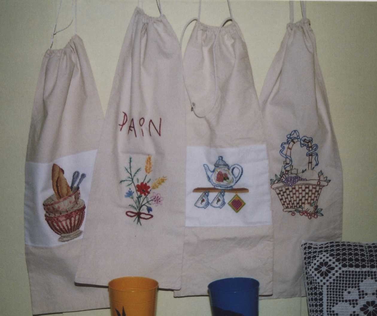 Longchamp Bricole: Sac à pain avec broderie