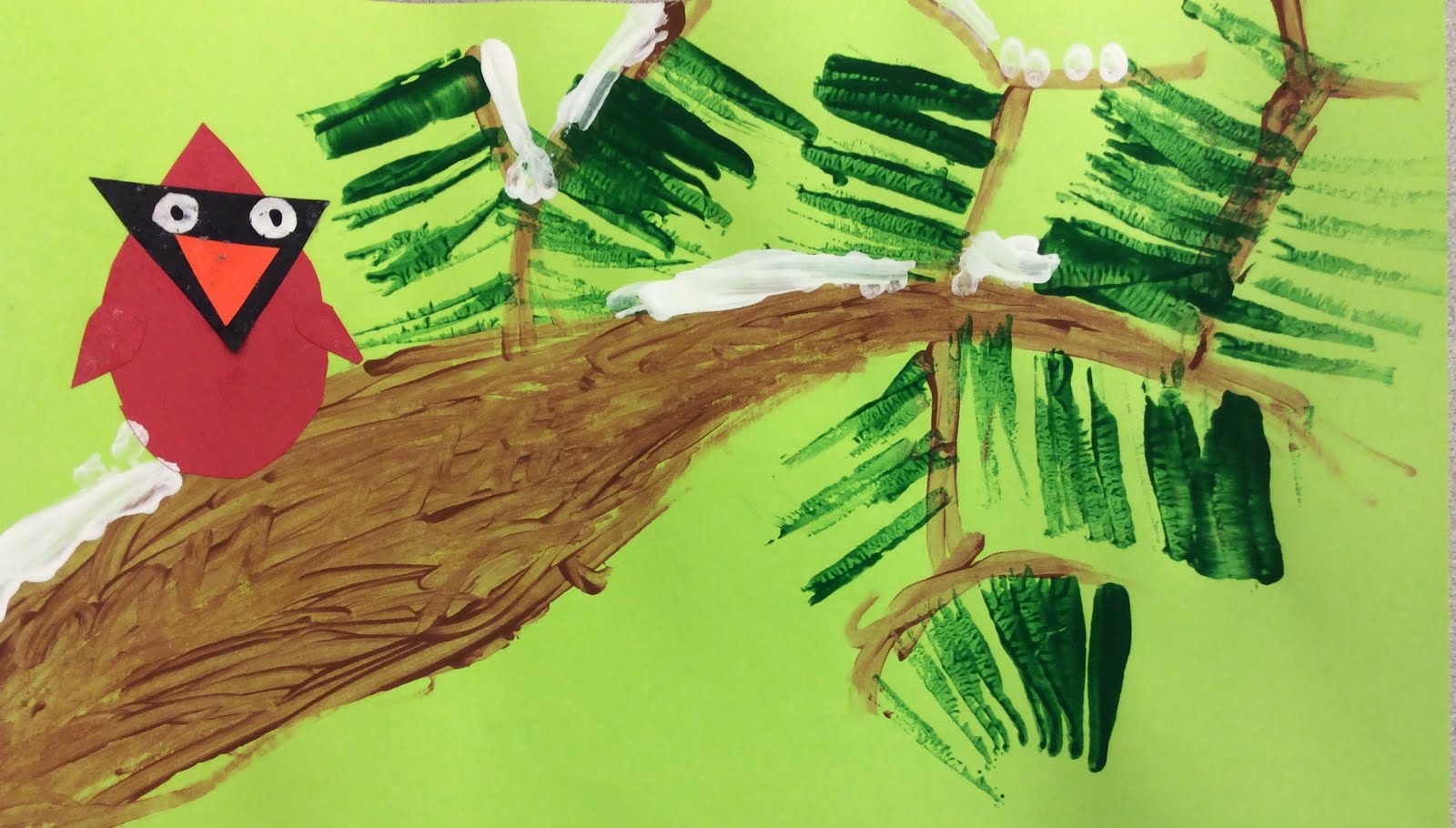 Mini Matisse: Winter Birds
