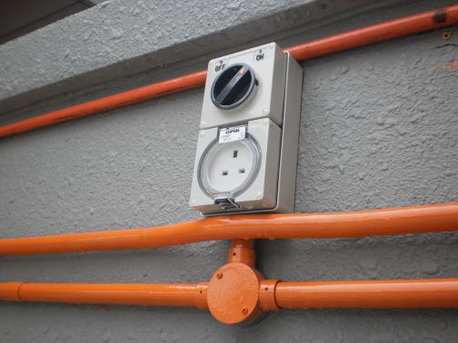 Electrical Installations: Weatherproof socket outlets