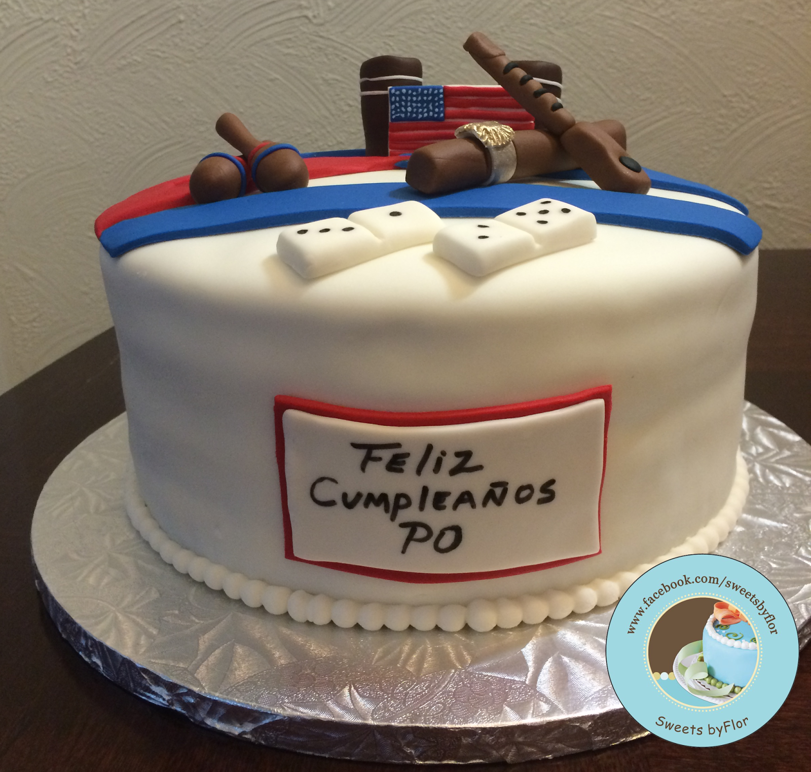 Sweets by Flor: Cuban Themed Cake