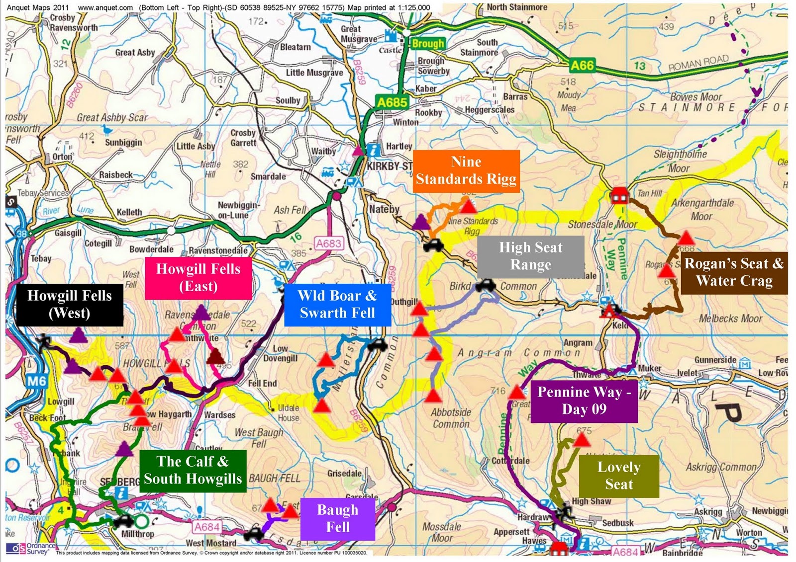 Peak Bagging and Long Distance Walking in the UK and Spain: Yorkshire ...