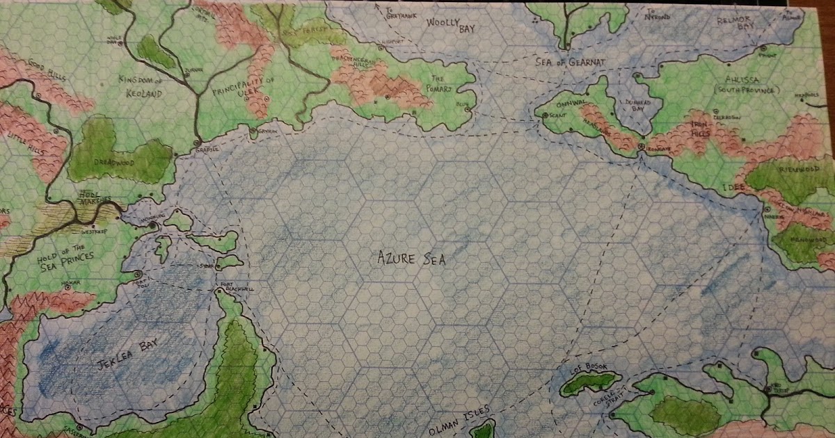 Greyhawkery: Greyhawk Map: Azure Sea