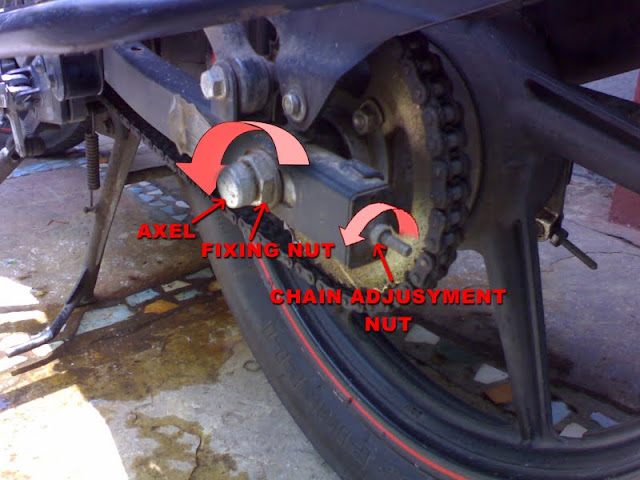 Drive Chain adjustment |Life On 2-Wheels