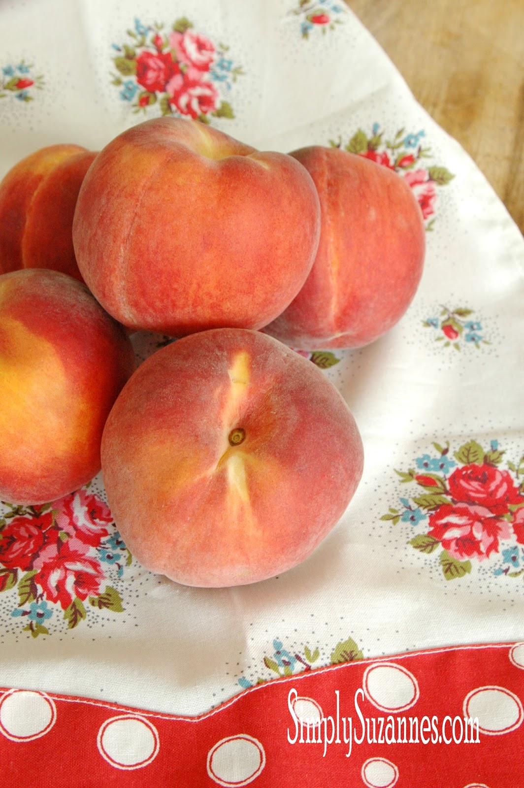 Simply Suzanne's AT HOME: peach simple syrup