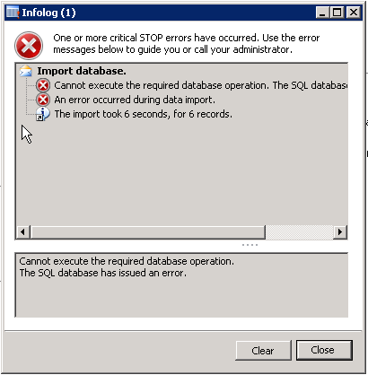 THOMAS WILKE's DYNAMICS AX / D365fO BLOG: AX2012 Export / Import Error