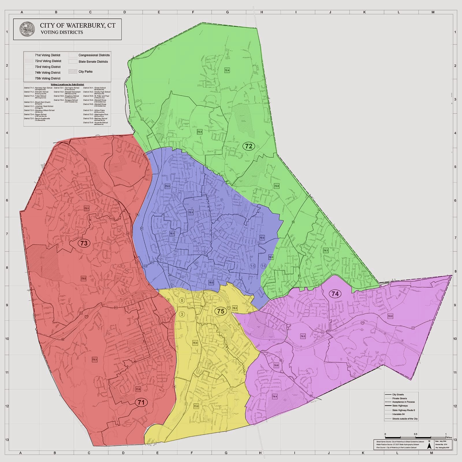 Waterbury Thoughts: Drawing Up the New Districts
