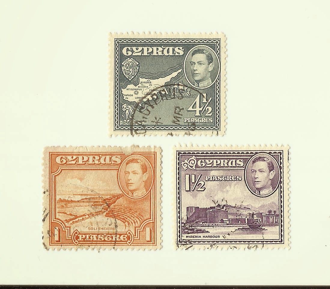 mizan matawang dan setem: Old Stamps Of British Cyprus ( Mediterranean ...