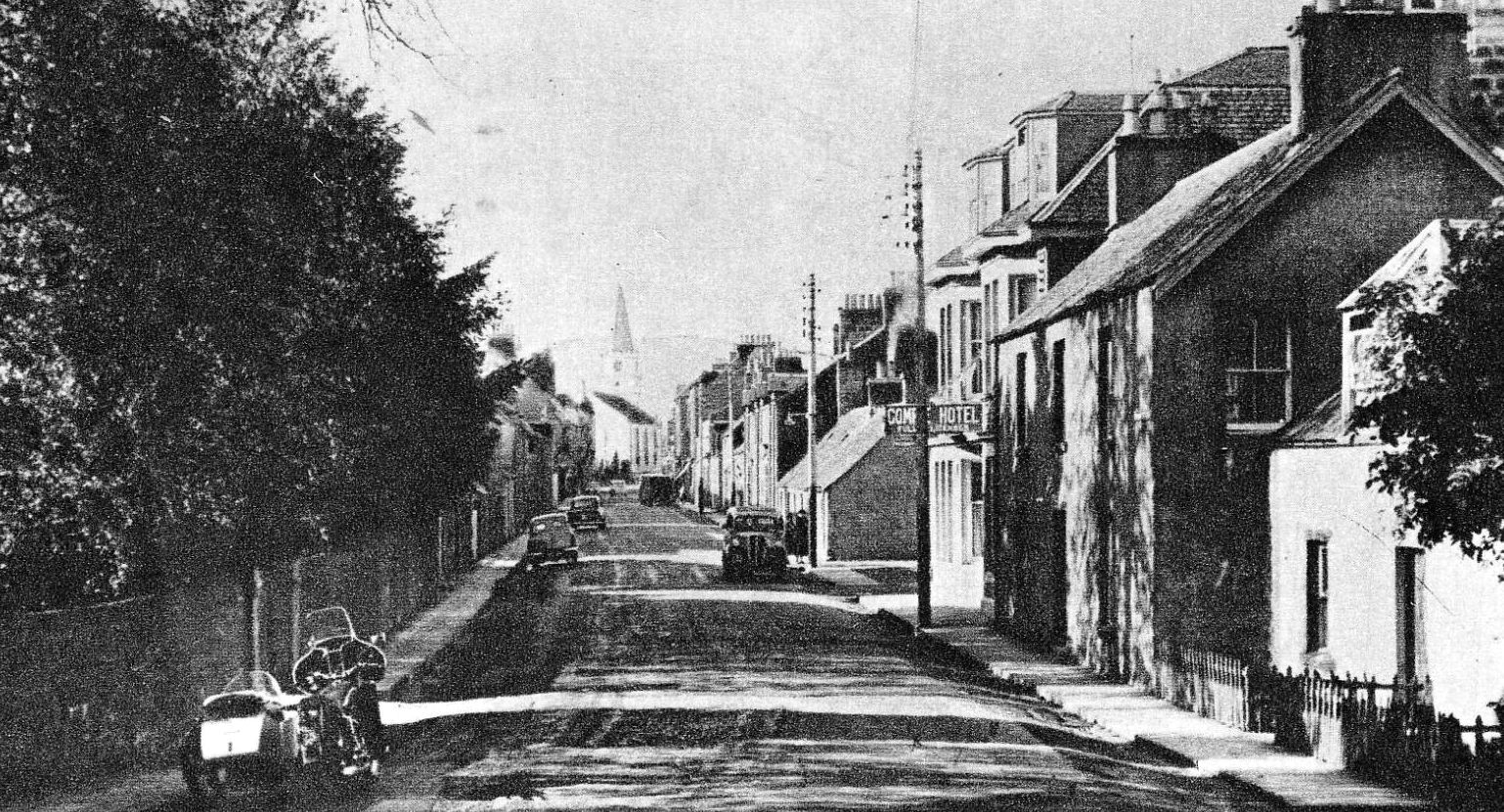 Tour Scotland: Old Photographs Drummond Street Comrie Perthshire Scotland