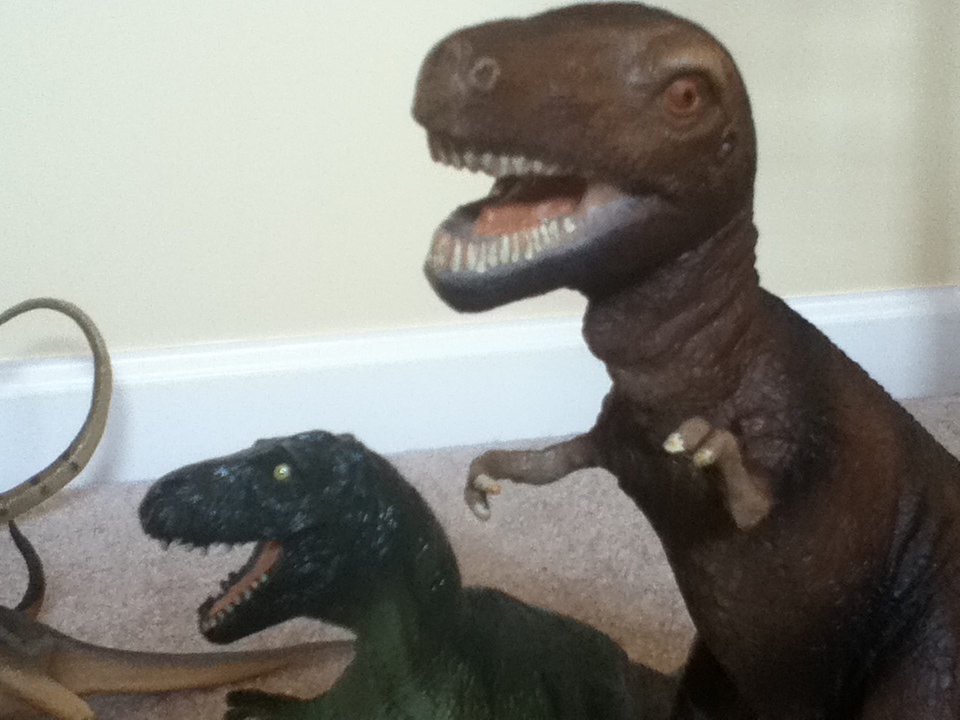 Piper Loves the Library: Almost a Flannel Friday Dinosaur!