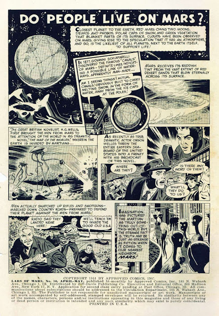 WBG+: 1951 Fantastic Crusader From Mars! Lars of Mars #10