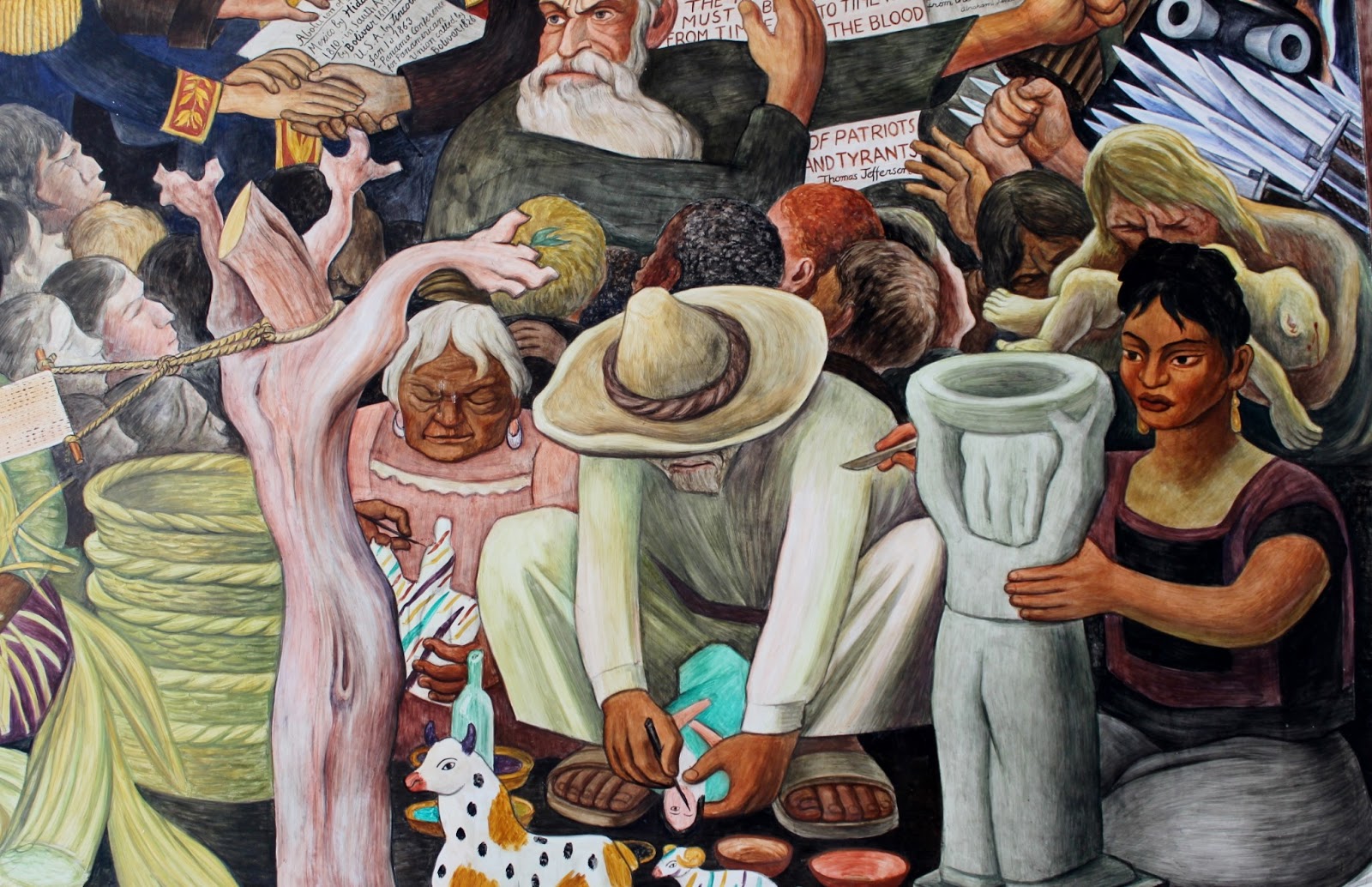 Bay Area Arts: Diego Rivera's "Pan American Unity" mural in San Francisco