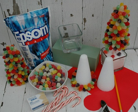 The Domestic Curator: WHIMSICAL GUMDROP CHRISTMAS TREES & CRAFTS