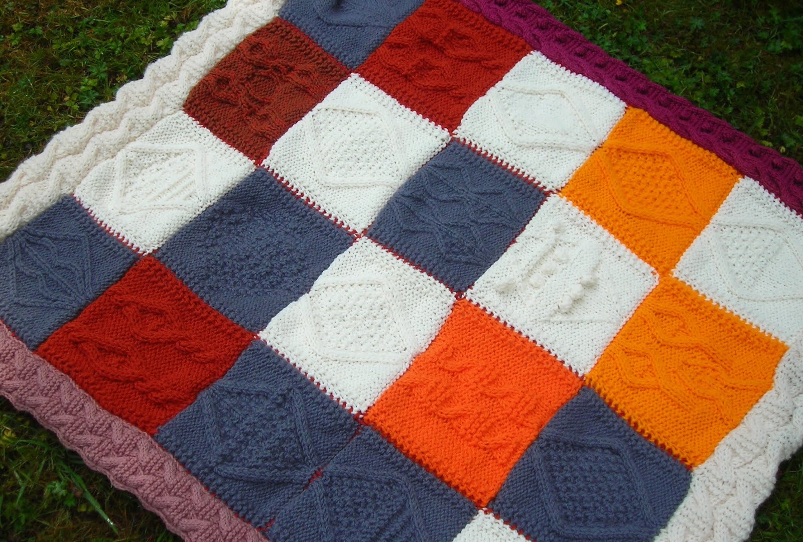 Red Basket: A few Ideas for Leftover Yarn Blankets and Rugs