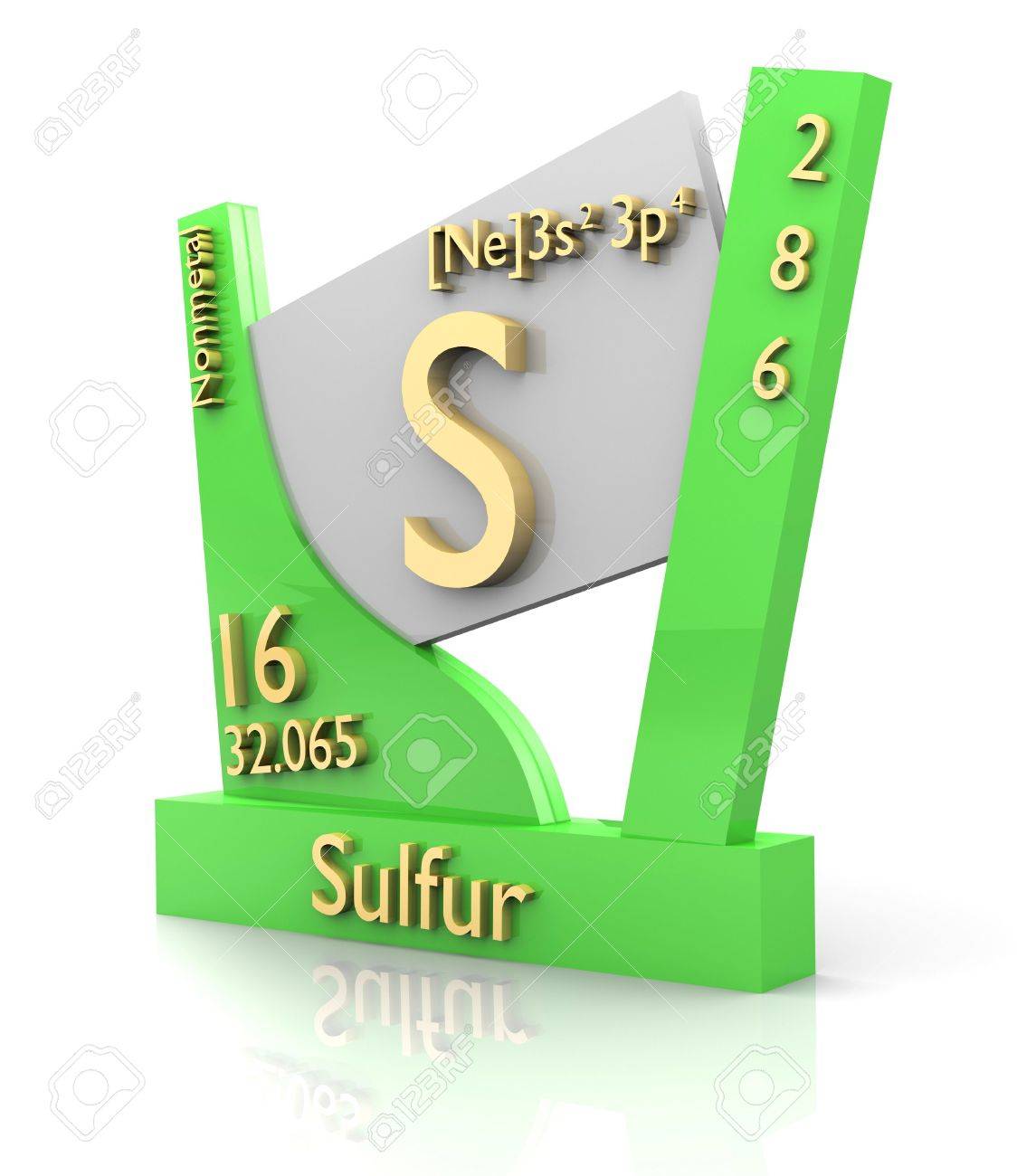 Heraldry of Life: 16.SULFUR - ART with S-chemical element symbols