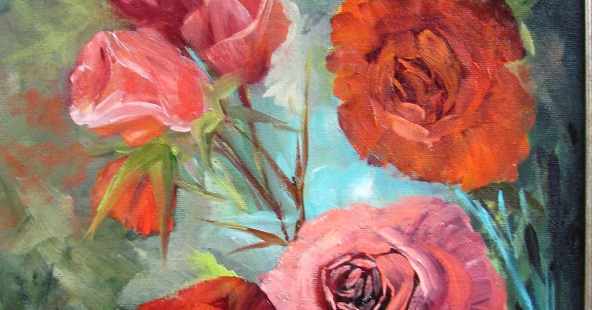 Where ART Lives Gallery Artists Group Blog: Roses and Roses, oils on ...