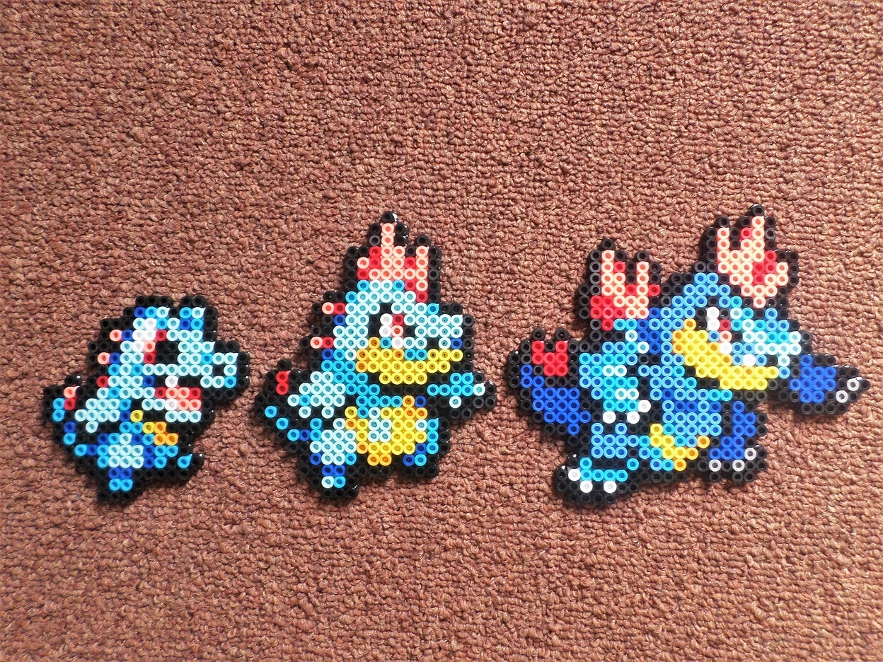 Long Black Fingers : Pokemon Perler Beads Set One