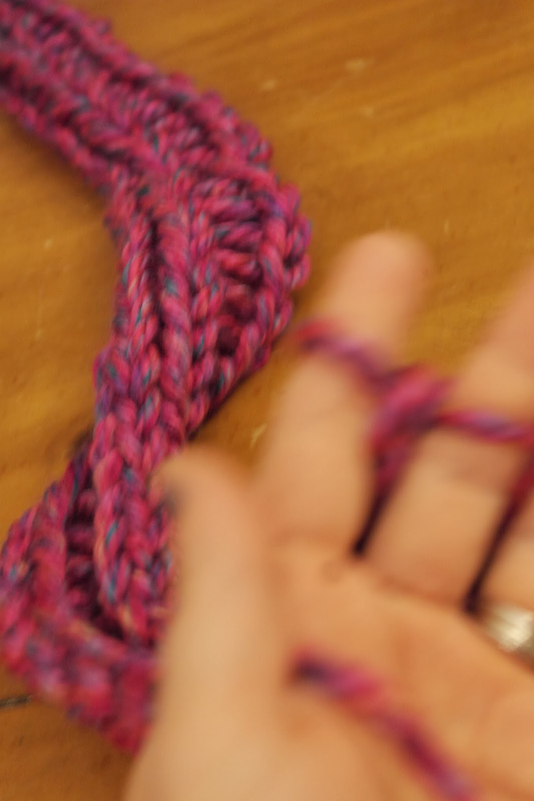 Finger Knitting-- The Bees Knees This Winter Break! | Macaroni KID ...