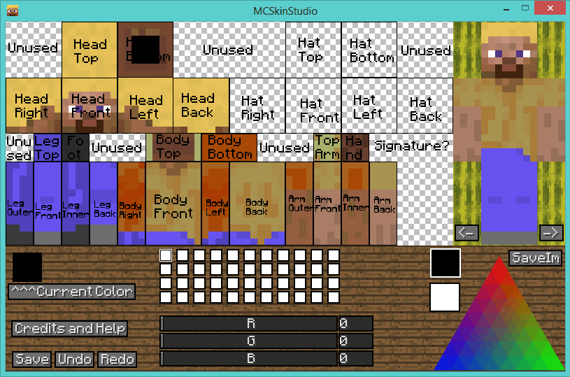 GitHub - SuperDisk/MCSkinStudio: MCSkin2D, Minecraft Skin Editor in Python