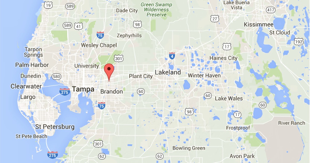 Seffner Fl Map - Map in the World