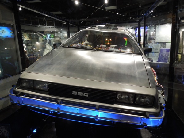 Hollywood Movie Costumes and Props: Original DeLorean Time Machine car ...