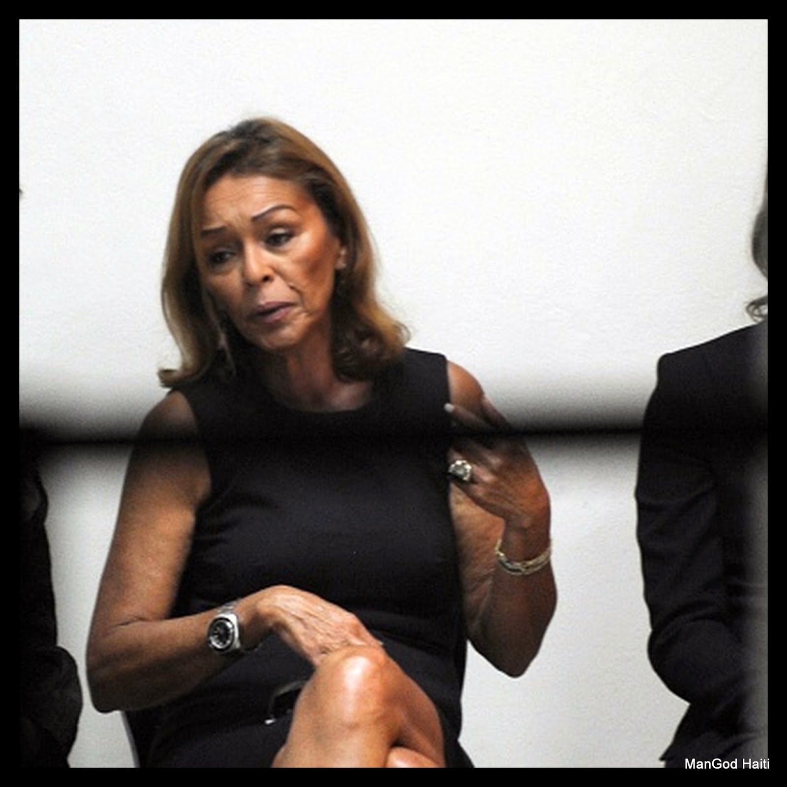 Michelle Bennett attends a ceremony in memory of her ex-husband, former ...