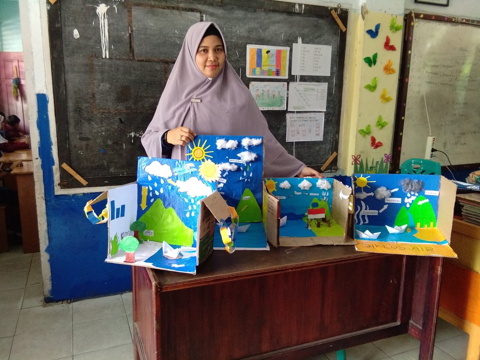 Penggunaan Media Diorama pada siswa kelas V Penggunaan Media Diorama pada siswa kelas V