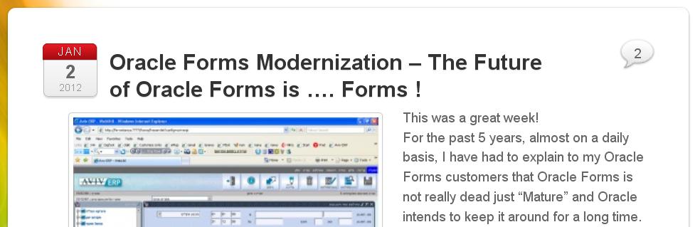 Talk2Gerd: The Future of Oracle Forms is .... Forms