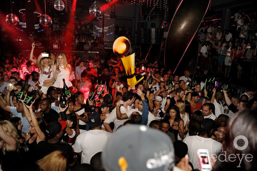 NWK to MIA: 2013 NBA Champions Miami Heat At Story Nightclub After ...