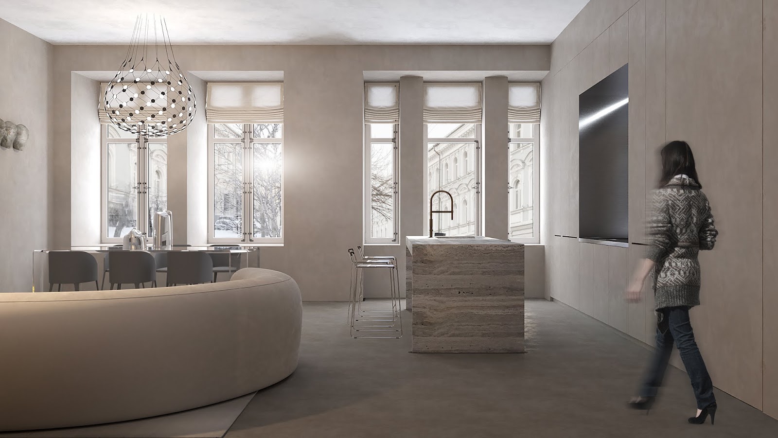 Darya Girina Interior Design & Architectural Visualizations: Minimalist ...