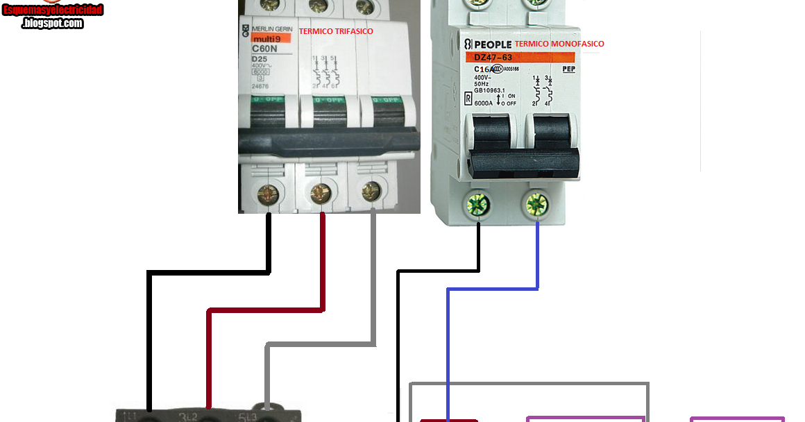 Esquemas eléctricos: Marcha paro de un contactor con preferencia del paro