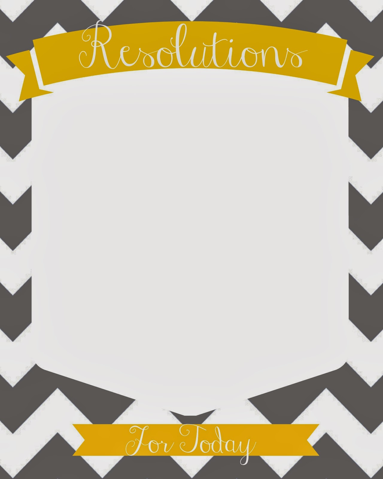 Crafty Texas Girls: "Resolutions for Today" {Free Printable}