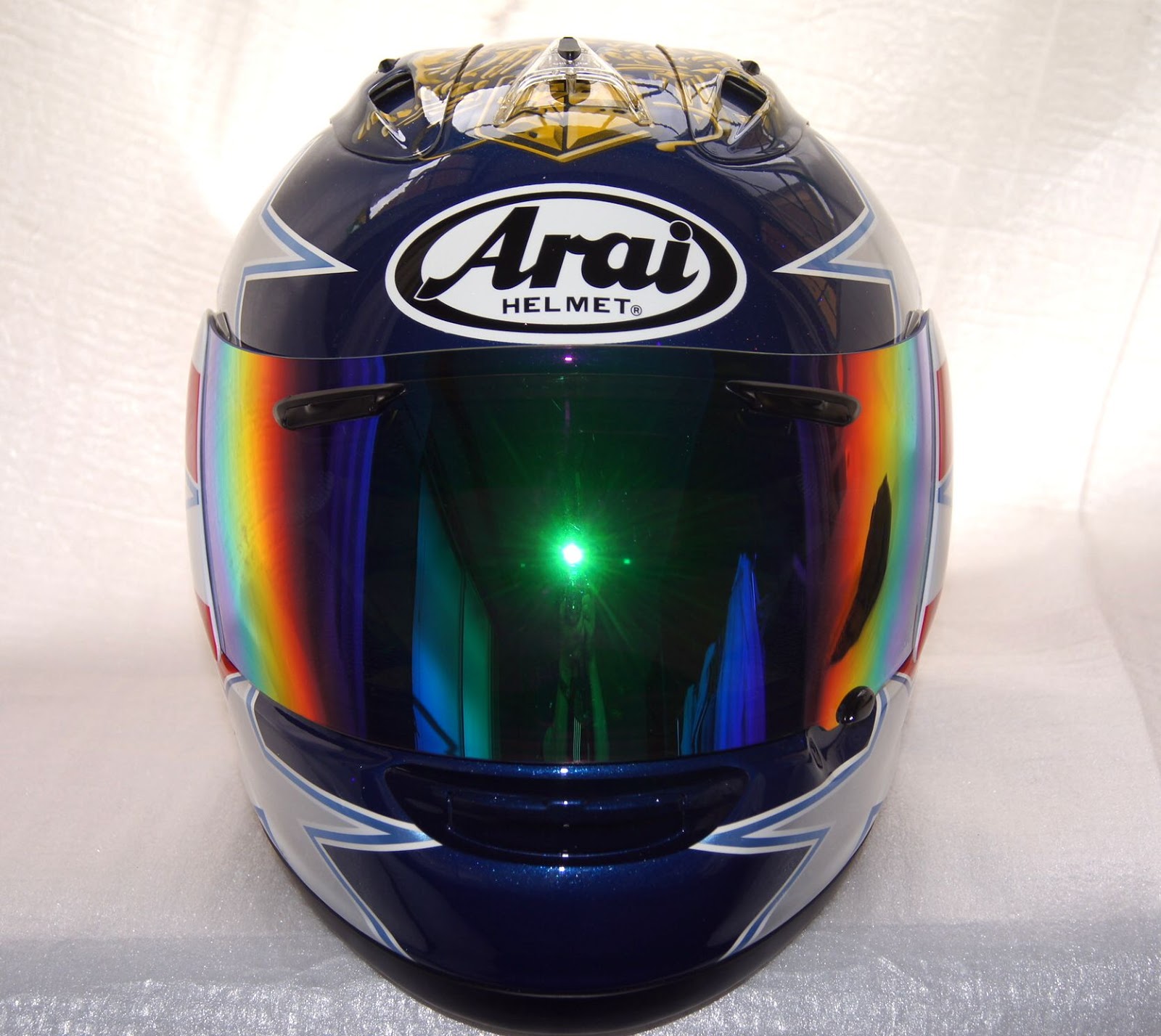 samurai‐bikers: Arai Racing Helmet RX-7 RR5 Corsair Colin Edwards NAVY ...