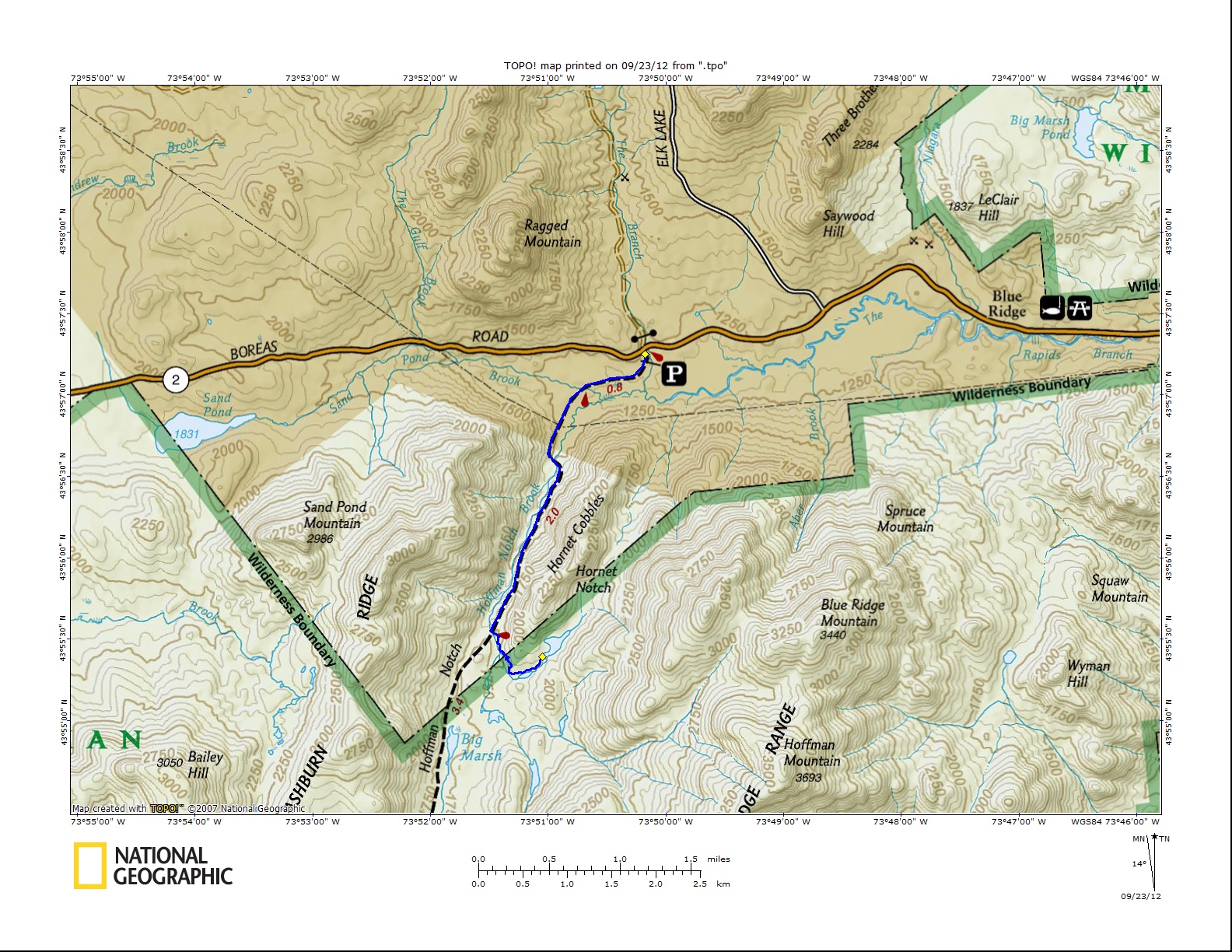 Off on Adventure: Hoffman Notch Trail - 9/22/12