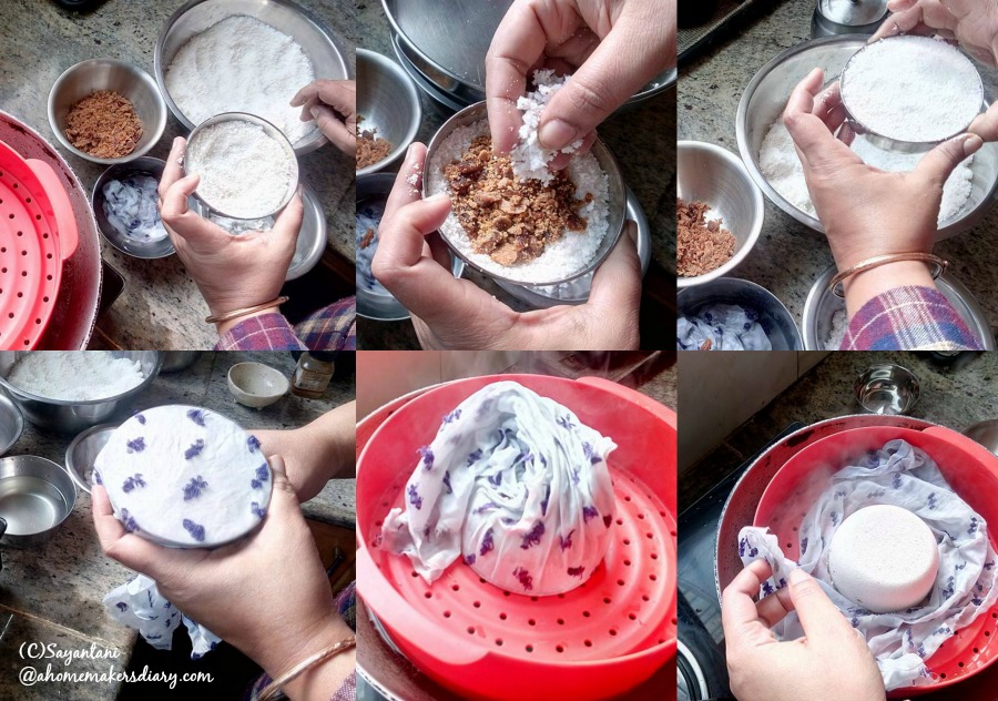 Bhapa Pitha (Steamed Rice dumpling with jaggery and coconut) - A ...