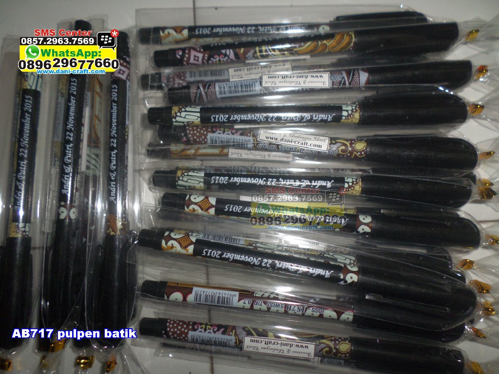 Pulpen Batik | Souvenir Pernikahan