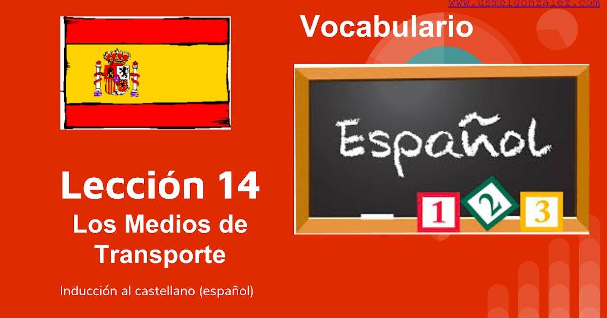 LOS MEDIOS DE TRANSPORTE - VOCABULARIO NIVEL A1 - A C N E A E