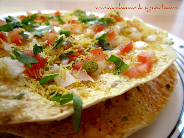 BaKaSoor..: Masala Papad (No fry)