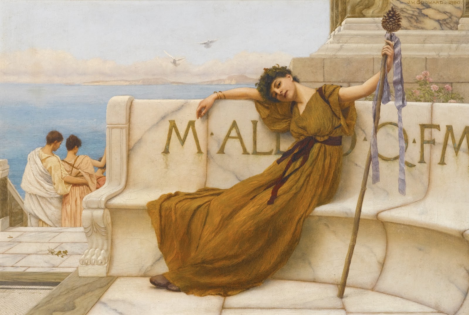 John William Godward | Classicist painter | Tutt'Art@ | Pittura ...