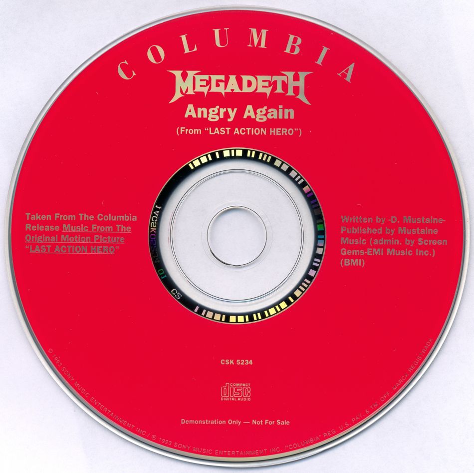 Cries from the Quiet World: Megadeth "Angry Again (Single & Video)"