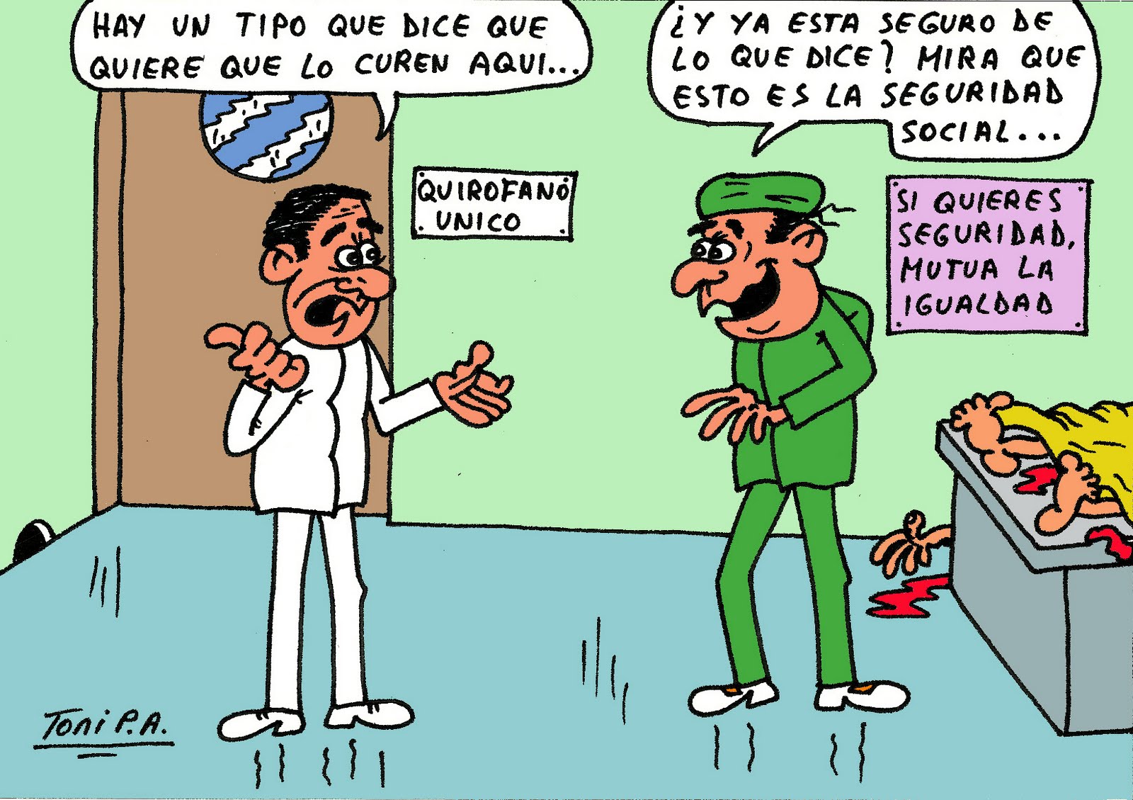 CHISTES TONI P.A.: Seguridad Social...