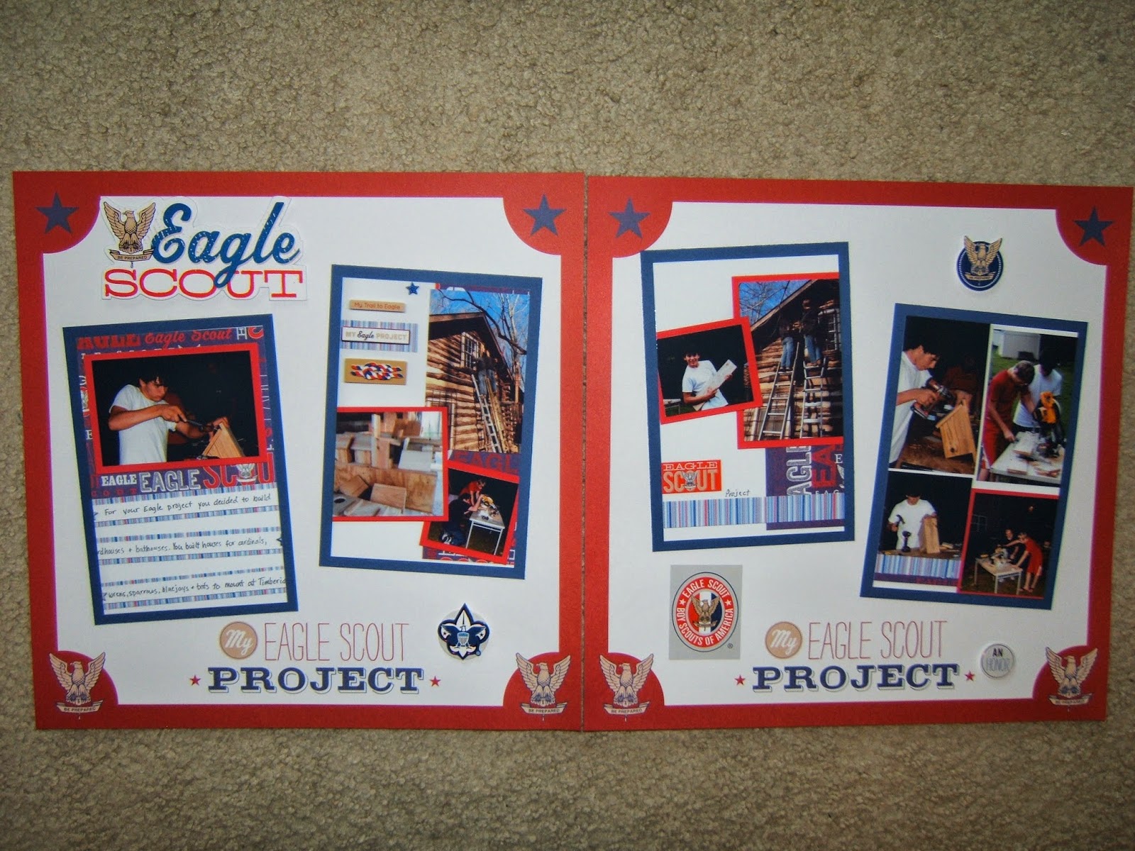 Made Just For You Scrapbooks: Boy Scout Scrapbook Album